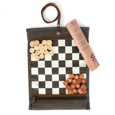 Travel chess set and checkers ROOK - Alaskan MAKER